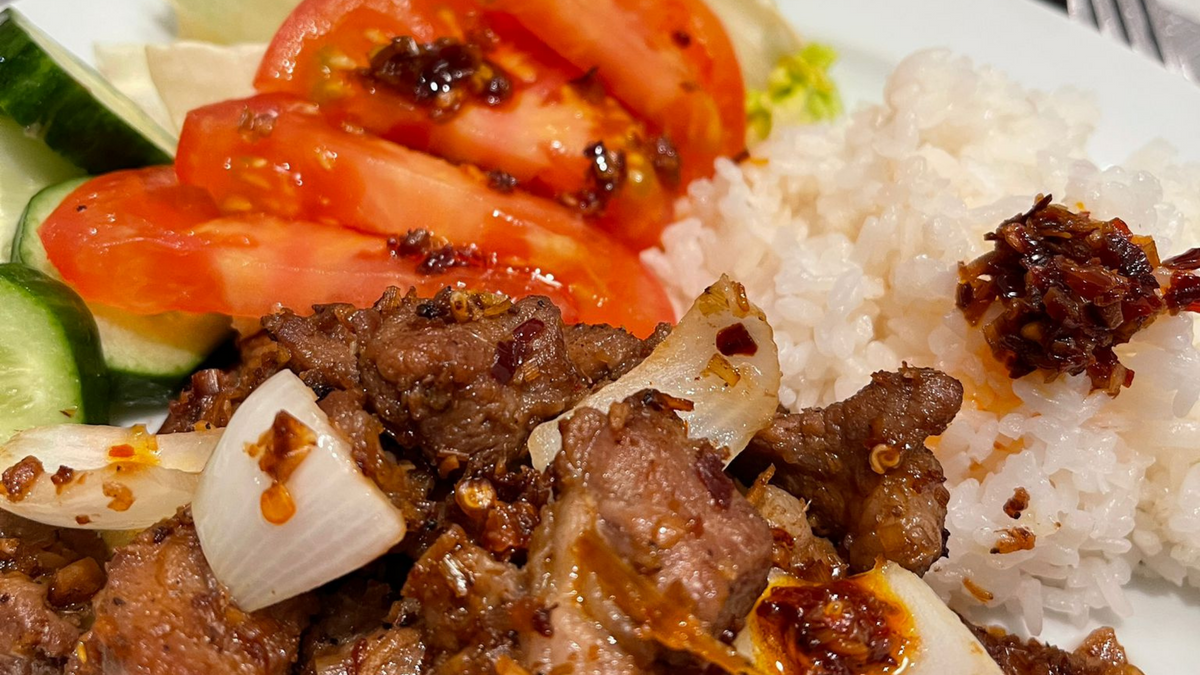 Stir Fry Garlic Pork – Dr. Dane's Kitchen
